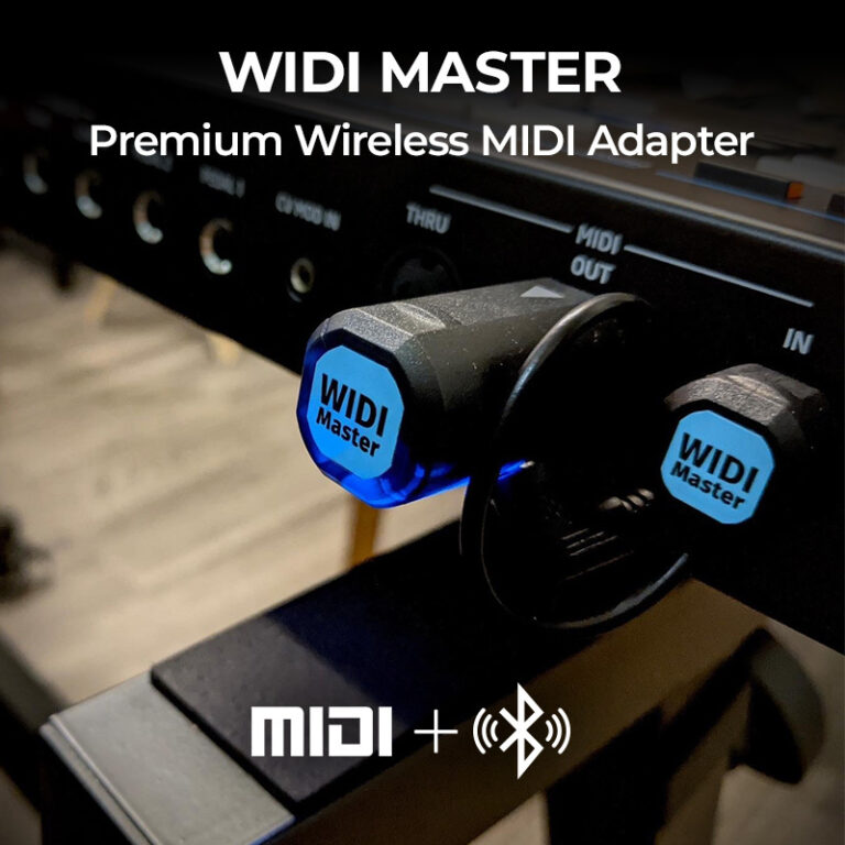 Premium Bluetooth MIDI adapter for 5-pin DIN MIDI devices