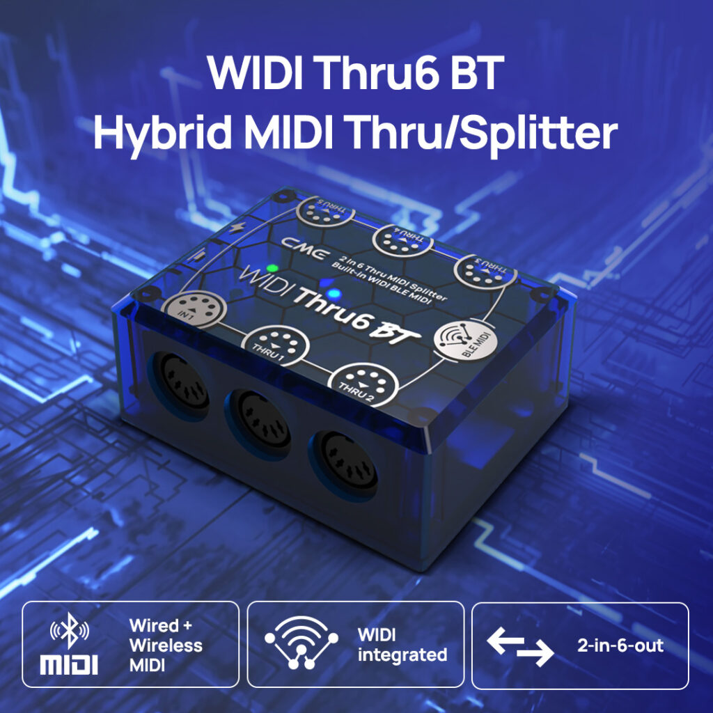 WIDI Thru6 BT - CME - The MIDI Experts