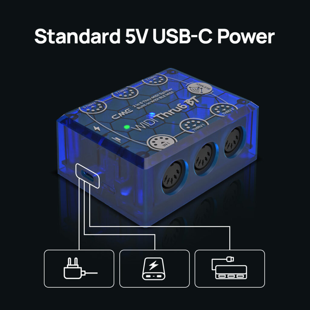 WIDI Thru6 BT - CME - The MIDI Experts