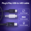 CME U2MIDI Pro: USB to MIDI cable with MIDI routing and filters