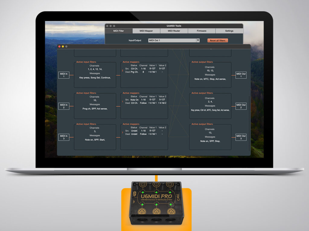 CME U6MIDI Pro: MIDI Interface with MIDI routing and filters