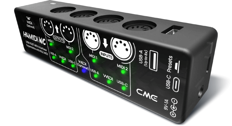 Cme H4midi Wc Usb Host Midi Interface Router Filter Mapper