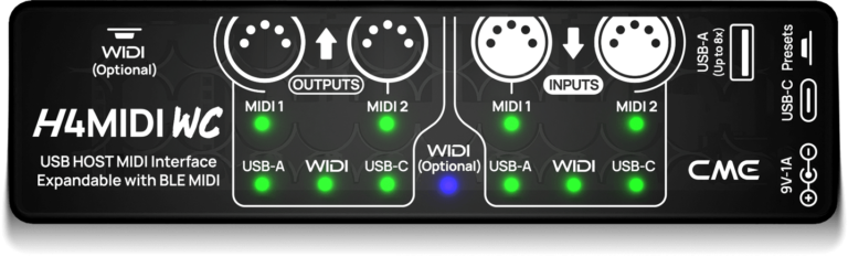 Cme H4midi Wc Usb Host Midi Interface Router Filter Mapper