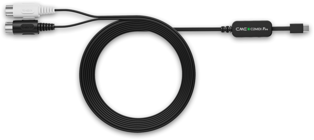CME C2MIDI Pro: 2-in-1 USB + MIDI cable with filter & mapper