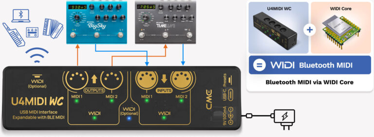 CME U4MIDI WC: MIDI Interface with router, filter, mapper, and optional ...