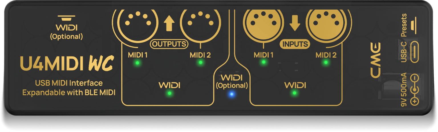 CME U4MIDI WC: MIDI Interface with router, filter, mapper, and optional ...