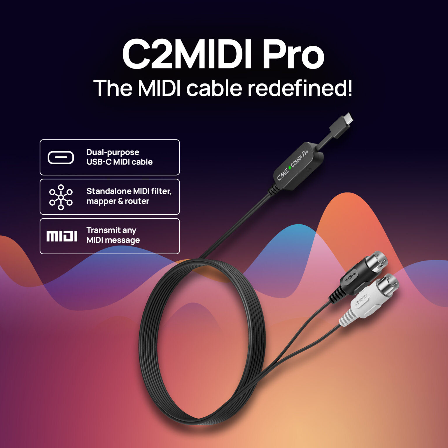 C2MIDI Pro - CME - The MIDI Experts