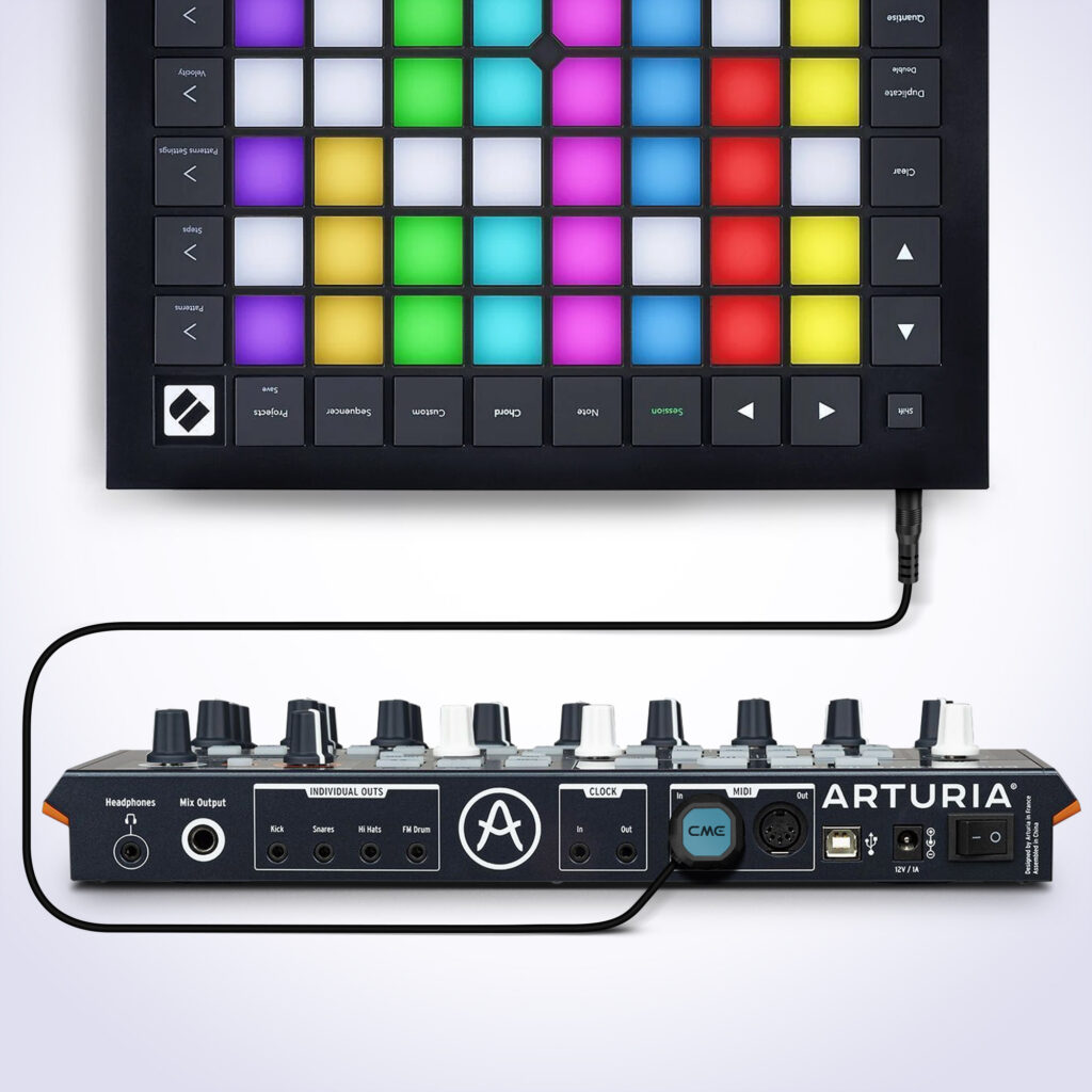 TRS (Straight, 1/8″, type A) to 5-pin DIN MIDI Cable 2-Pack – 5FT ...