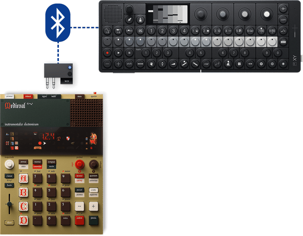 WIDI K.O.II - Bluetooth MIDI for teenage engineering EP series